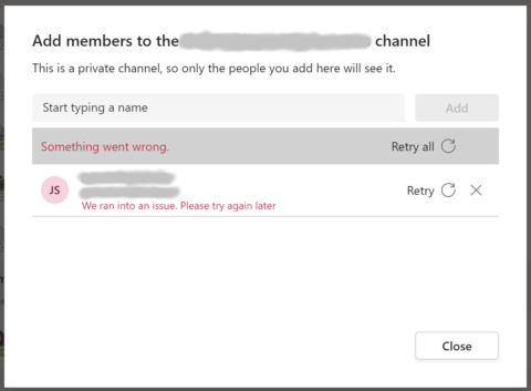 [Solved] - Can't Add User to Microsoft Teams Channel / Team - Problem ...