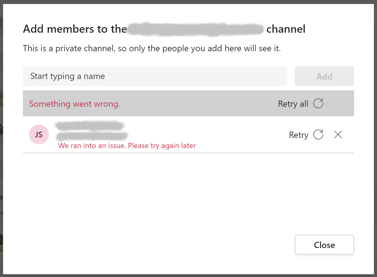  Solved Can t Add User To Microsoft Teams Channel Team Problem Solved