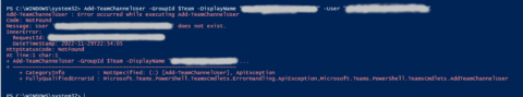 [Solved] - Can't Add User to Microsoft Teams Channel / Team - Problem Solved